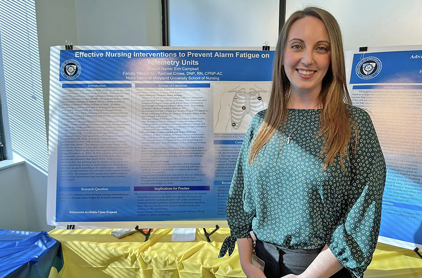 ABSN Graduate Spotlight: Erin Campbell | Notre Dame of Maryland University