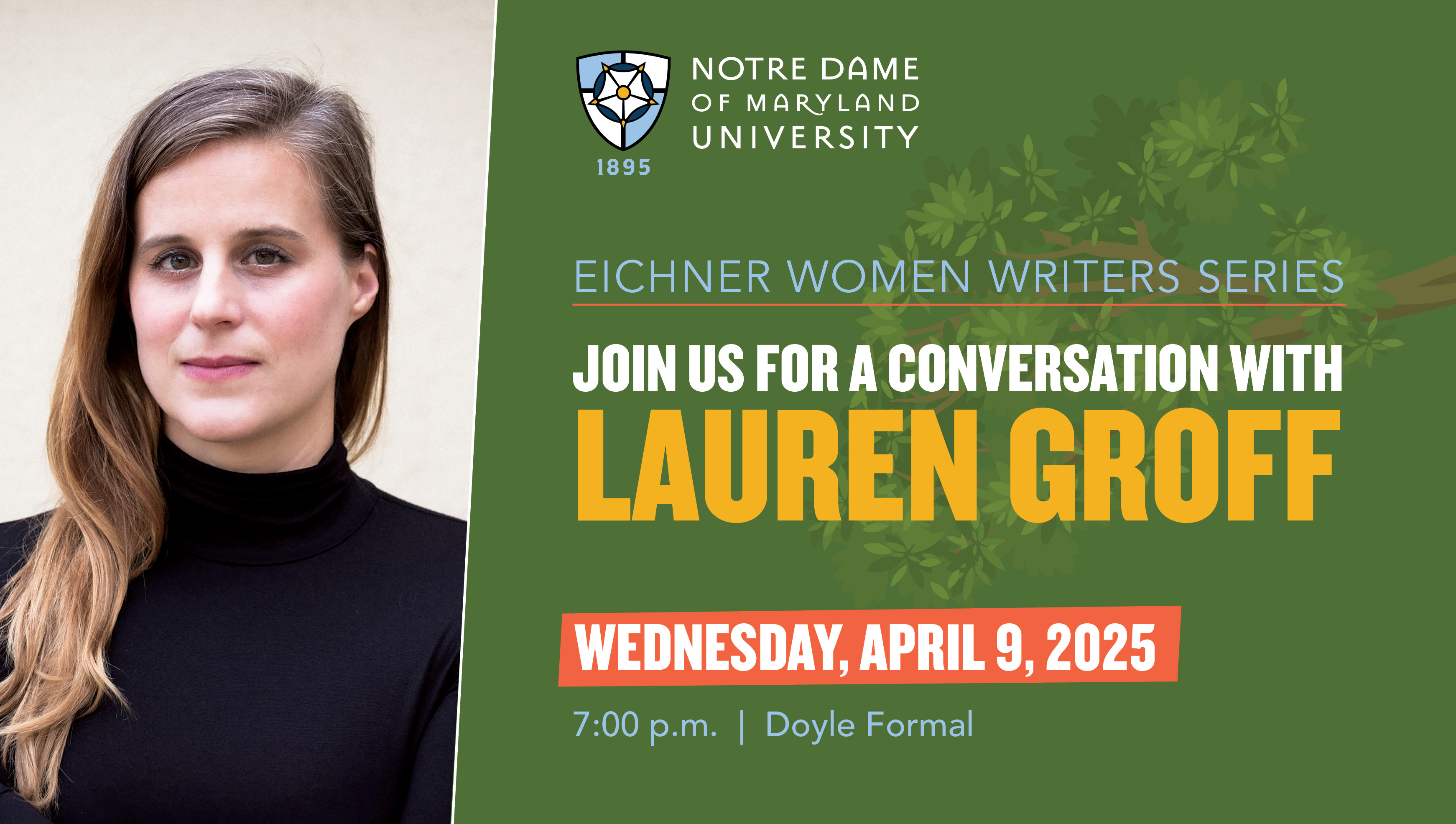 Lauren Groff, New York Times–bestselling Author, to Speak at NDMU ...