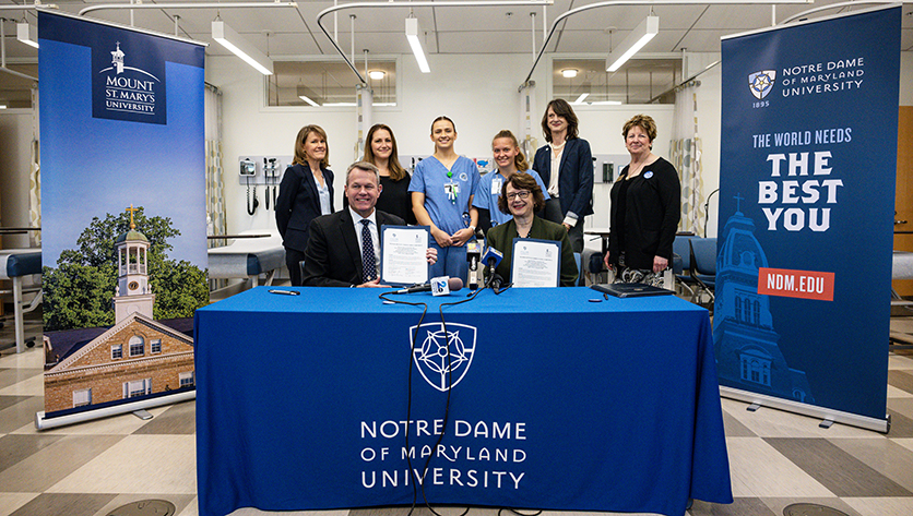 Notre Dame of Maryland University, Mount St. Mary’s University Partner ...