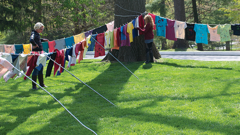 Clothesline Project Celebrates its 20th Anniversary | Notre Dame of ...