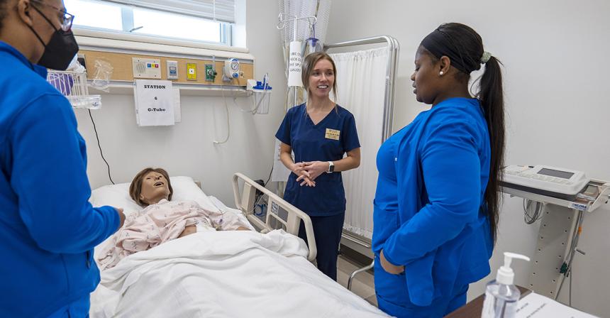 School of Nursing Hosts Caroline Center for CCT Simulation and Skills ...